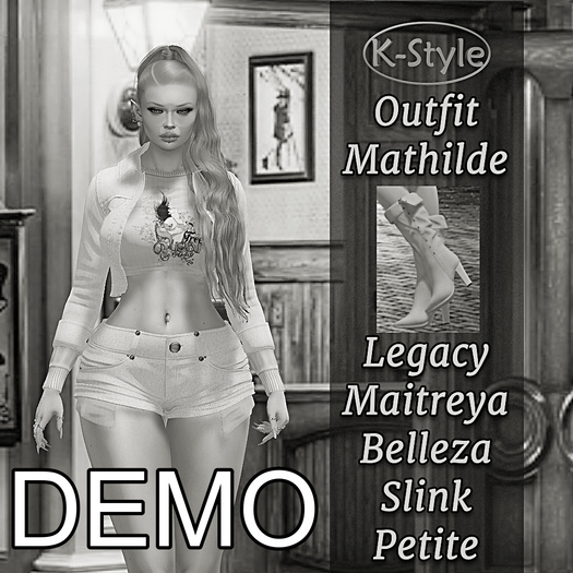 Second Life Marketplace - [K-Style] OUTFIT MATHILDE - DEMO